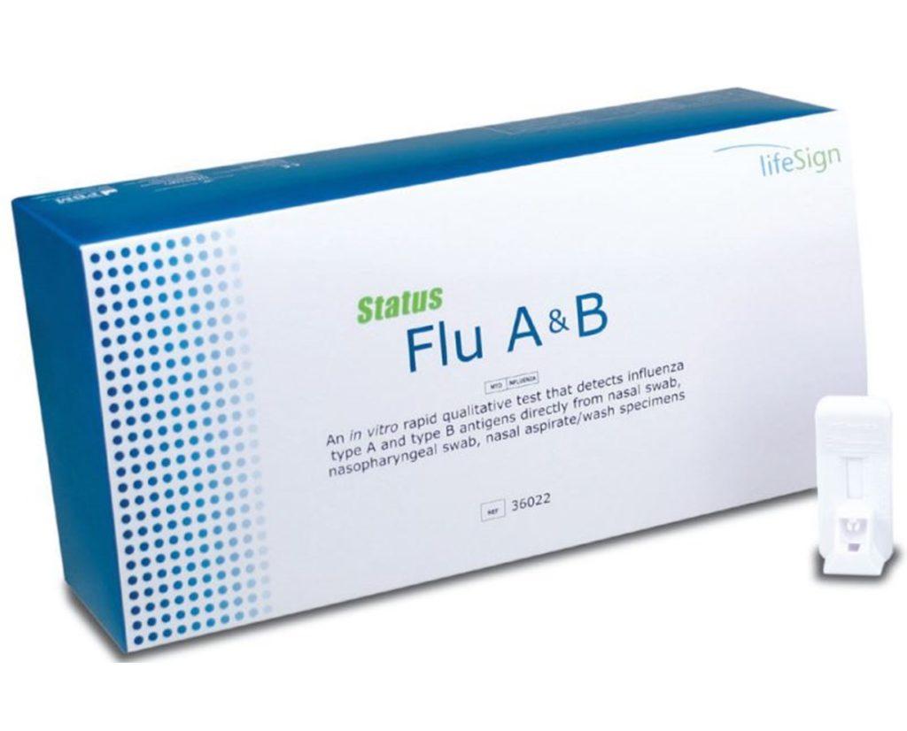 Flu Test - Lifesign Status Flu A and B Qualitative Test Kit ...
