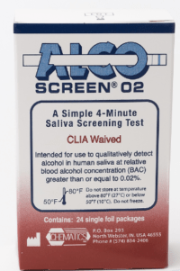 Saliva Alcohol Test ALCO Screen 02 – DOT APPROVED